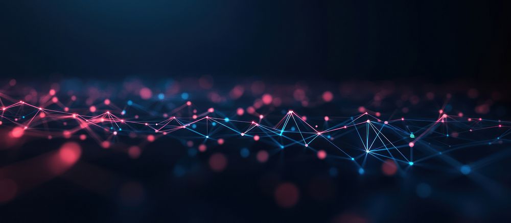 Digital Connected web landscape futuristic | Free Photo - rawpixel