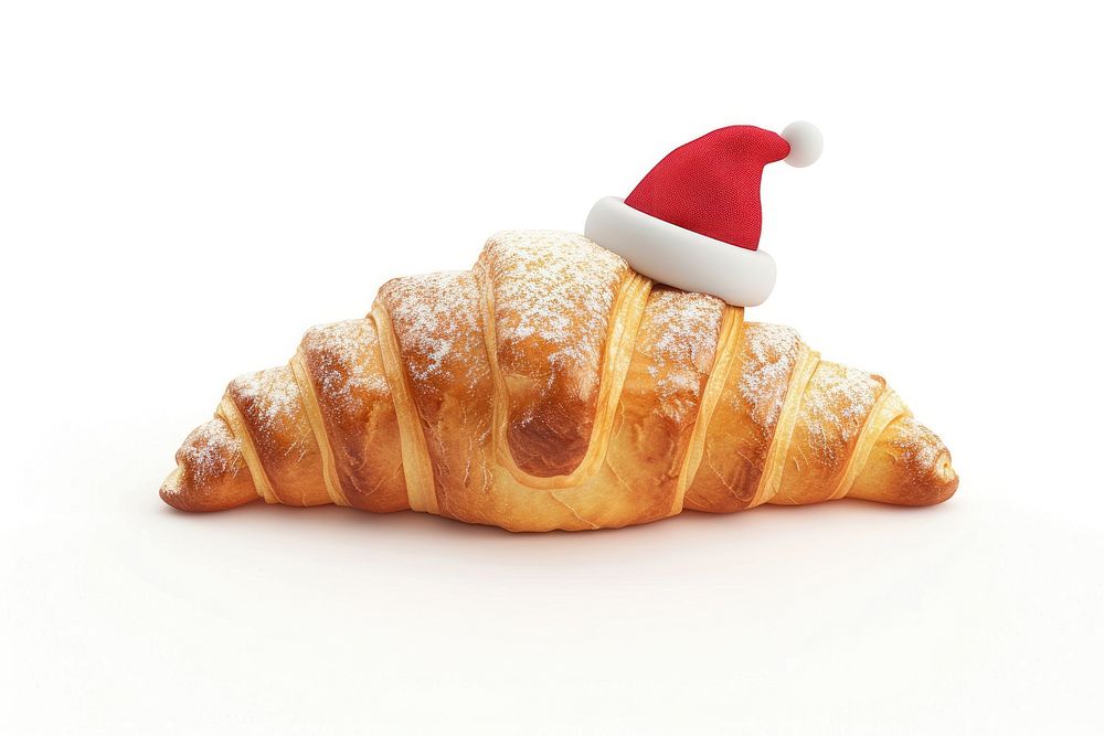Croissant christmas food seasonal. | Free Photo Illustration - rawpixel