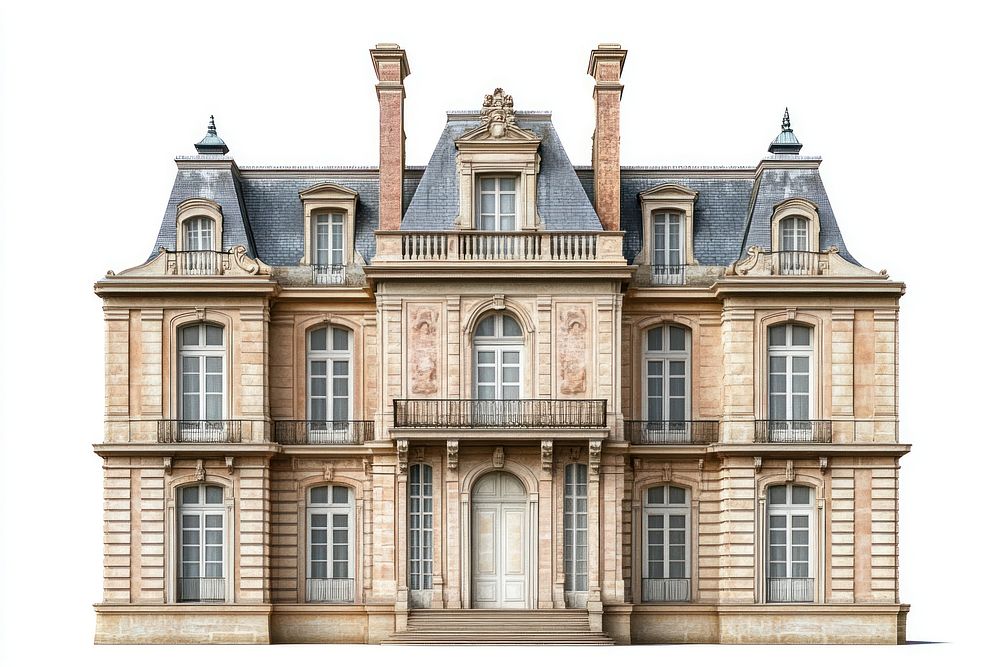 Real French chateau architecture building | Free Photo - rawpixel