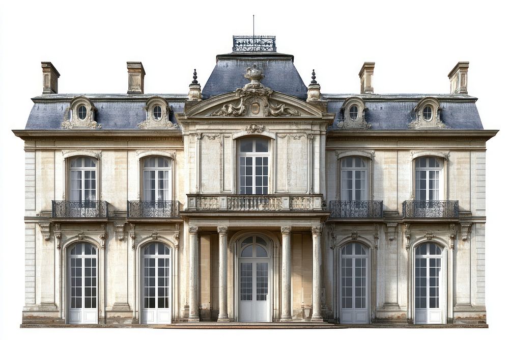 Real French chateau architecture building | Free Photo - rawpixel