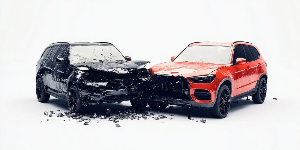 2 modern SUV collision car | Free Photo - rawpixel