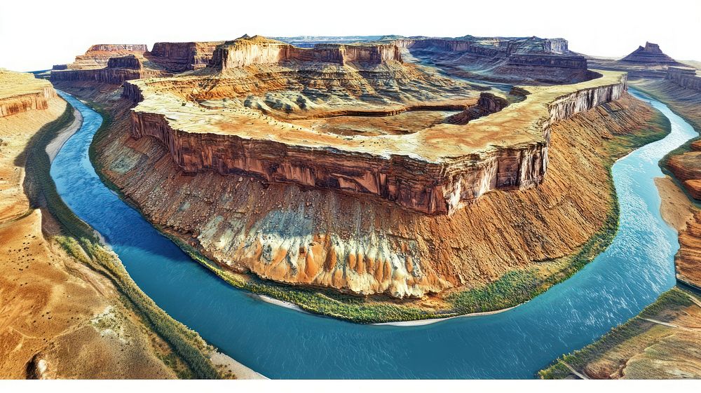 Shallow cliff curve river outdoors | Free Photo - rawpixel