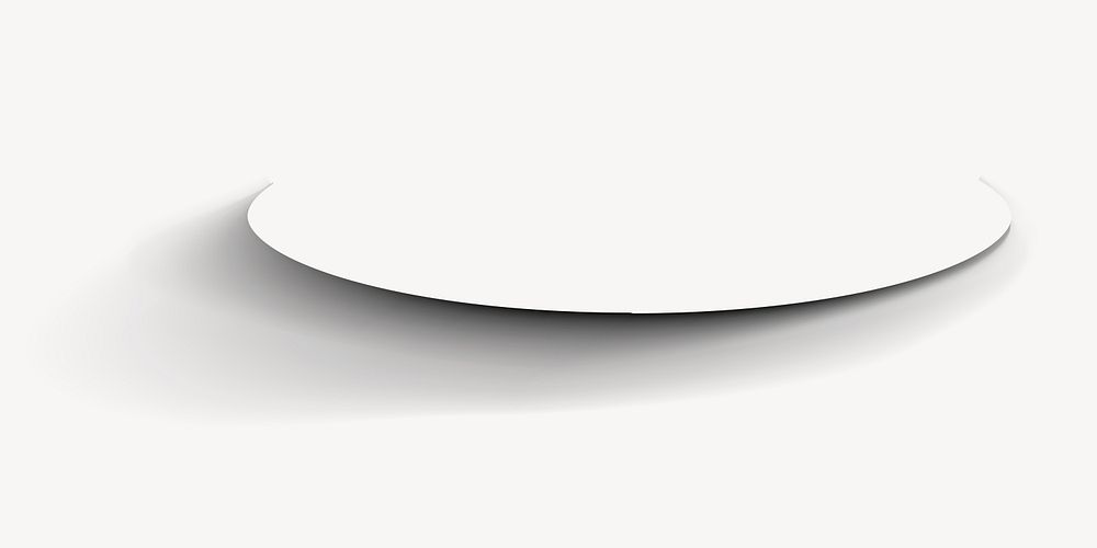 Minimalist white circular platform shadow | Free Photo Illustration ...