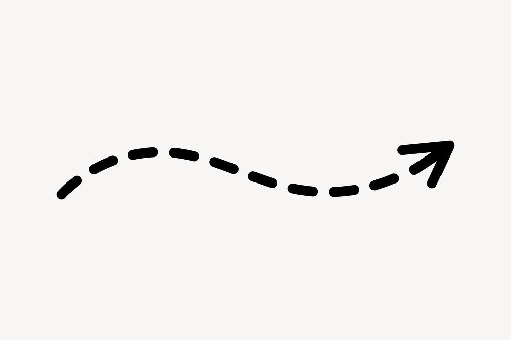 Curved dashed arrow pointing right | Free Photo Illustration - rawpixel Curved dashed arrow pointing right | Free Photo Illustration - rawpixel