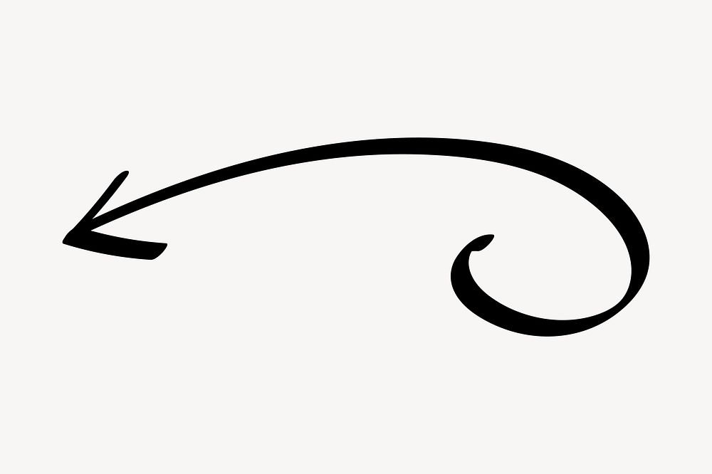 Curved arrow direction design illustration | Free Photo Illustration ...