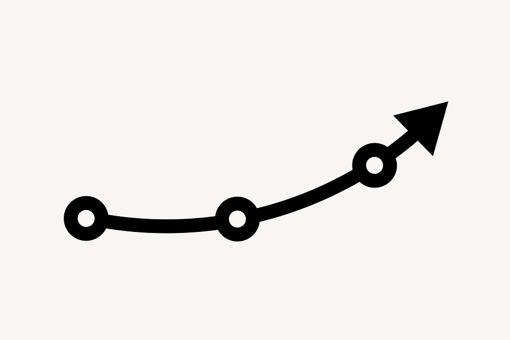 Growth trend arrow chart design | Free Photo Illustration - rawpixel