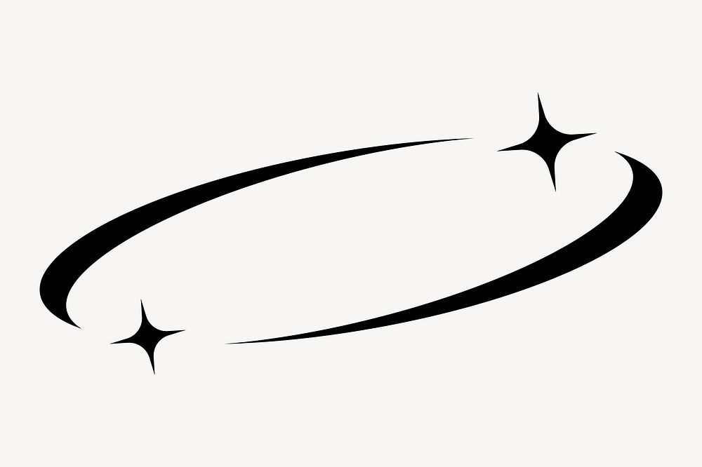 Abstract stars curved lines vector | Free Vector Illustration - rawpixel