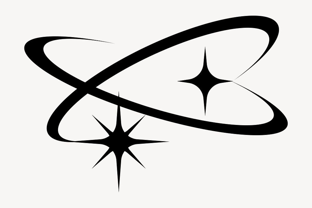 Abstract stars orbit design | Free Photo Illustration - rawpixel