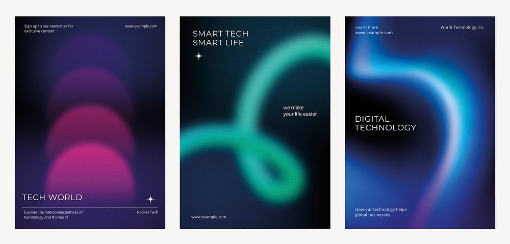 Digital technology business dark poster | Free Vector - rawpixel