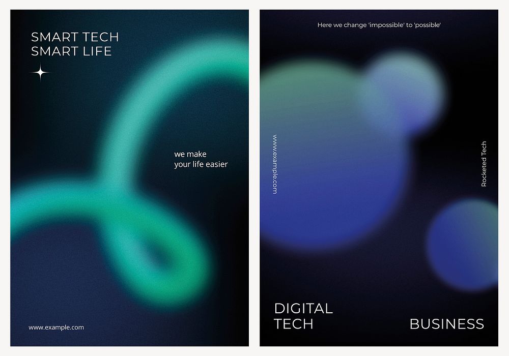 Digital technology business dark poster | Free Vector - rawpixel