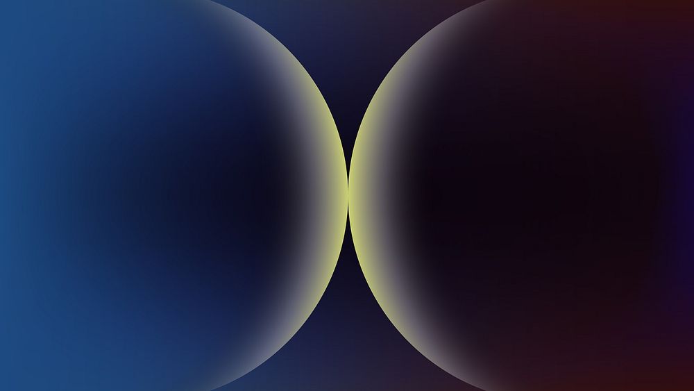 Abstract gradient spheres intersecting desktop | Free Photo ...