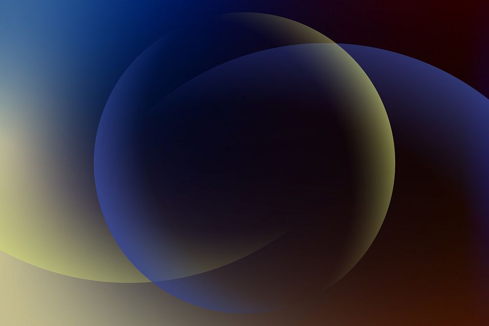 Abstract gradient overlapping circular shapes | Free Photo Illustration - rawpixel