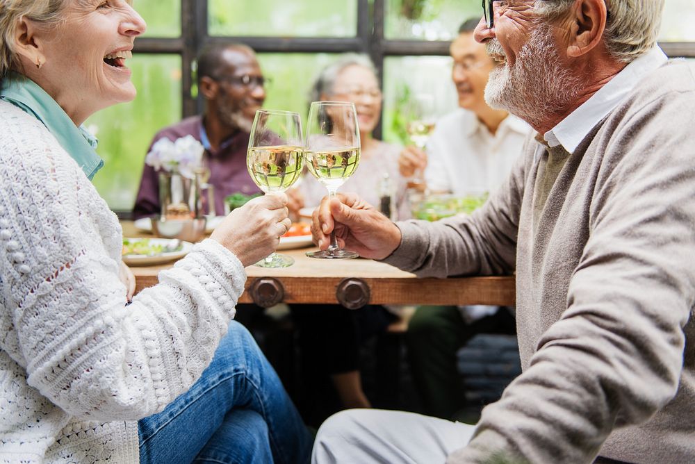 group diverse retired friends enjoying | Premium Photo - rawpixel