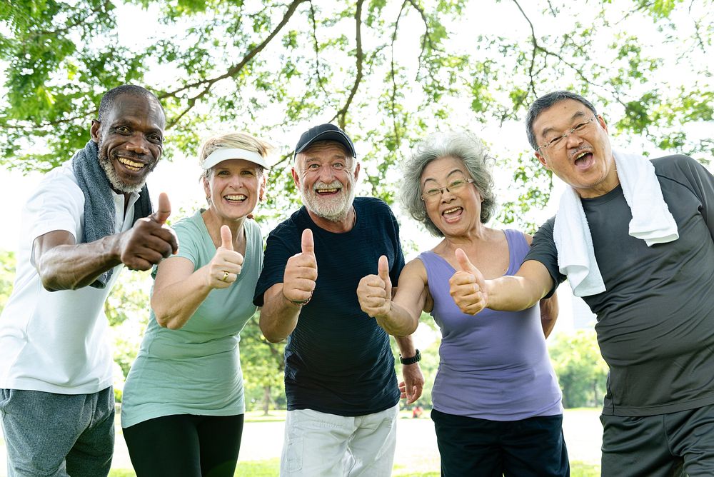 Group diverse seniors smile and | Premium Photo - rawpixel