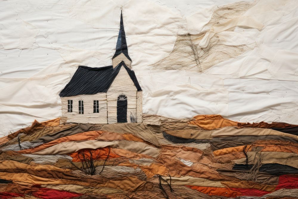 Church quilt art architecture. | Premium Photo - rawpixel
