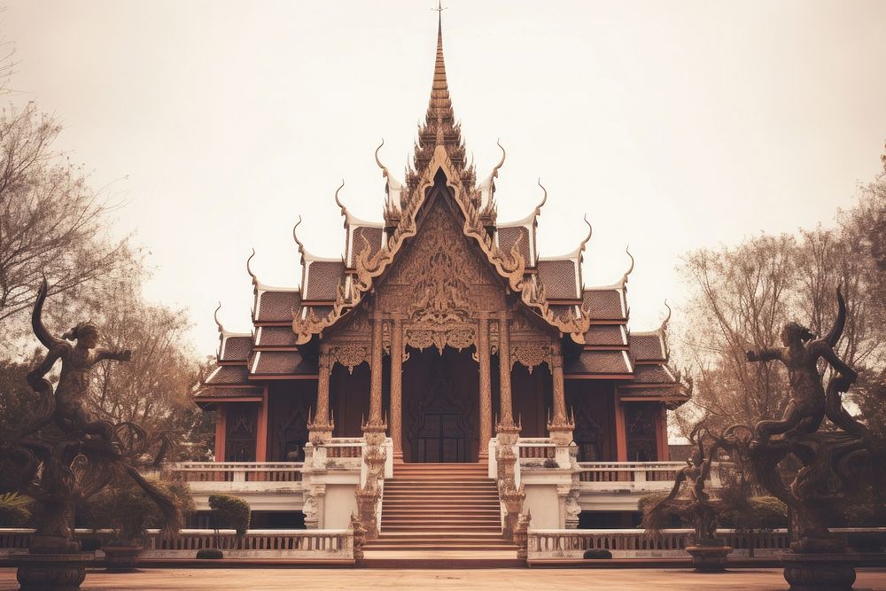 Aesthetic Photography Thai Temple architecture | Free Photo - rawpixel