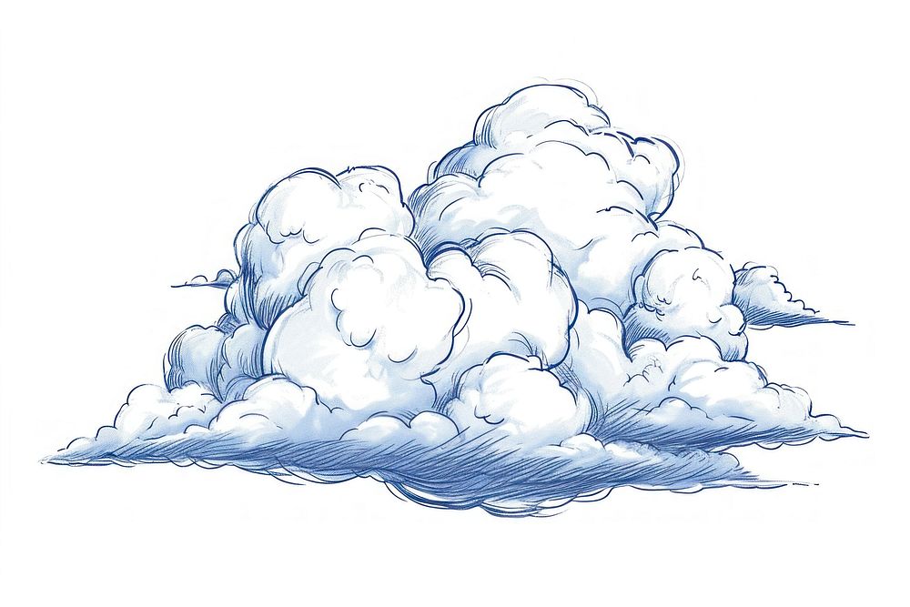 Cloud drawing nature sketch. | Premium Photo Illustration - rawpixel