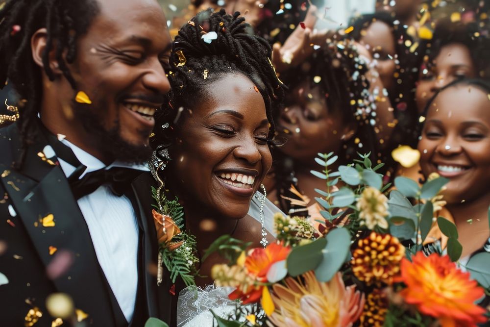 Wedding ceremony laughing adult. | Free Photo - rawpixel