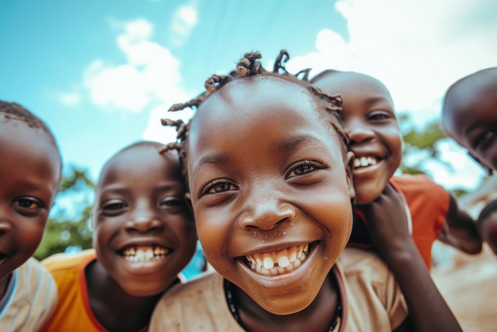 Smiling African kids smile child | Premium Photo - rawpixel
