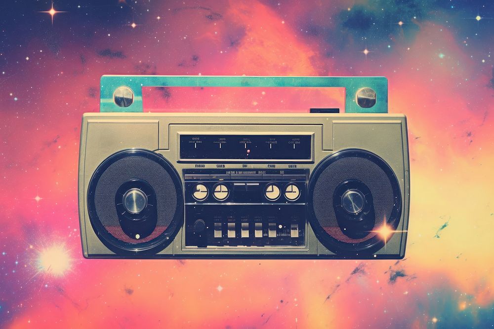 Collage Retro dreamy Cassette electronics | Free Photo Illustration ...