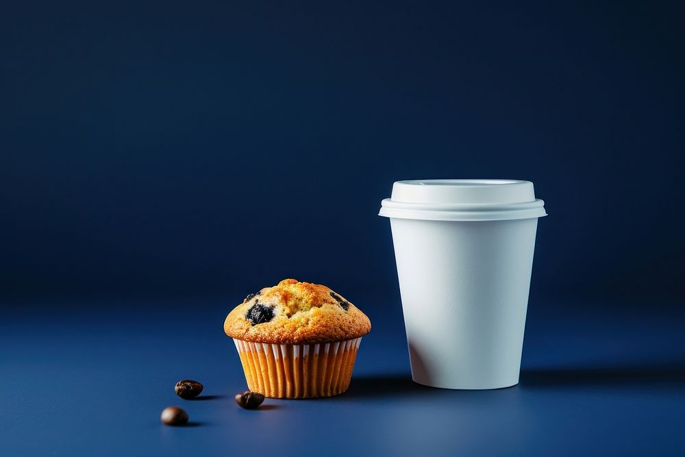 Coffee paper cup mockup muffin | Free Photo - rawpixel