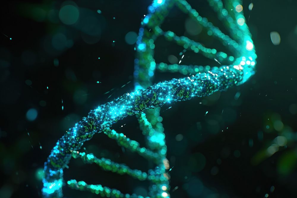 DNA biology green light. | Premium Photo Illustration - rawpixel