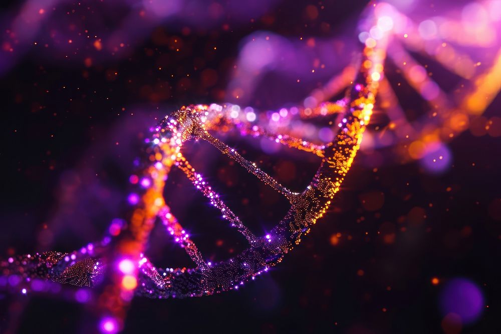 DNA light abstract outdoors. | Free Photo Illustration - rawpixel