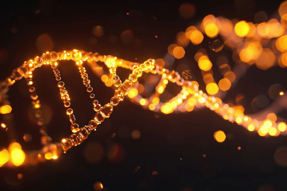 DNA light outdoors yellow. | Premium Photo Illustration - rawpixel