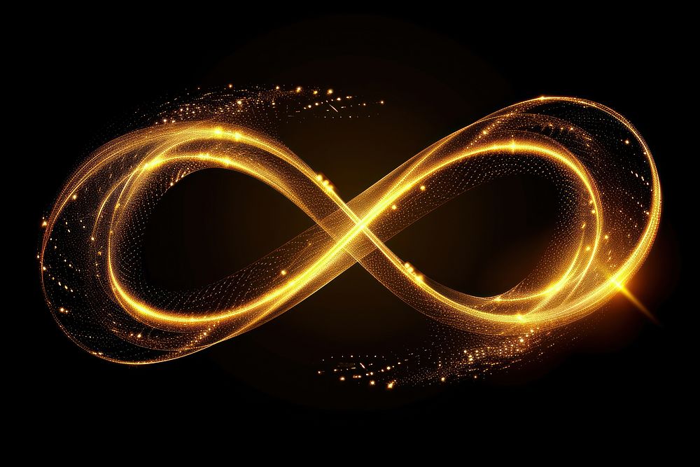 Infinite shape light technology abstract. | Premium Photo Illustration ...