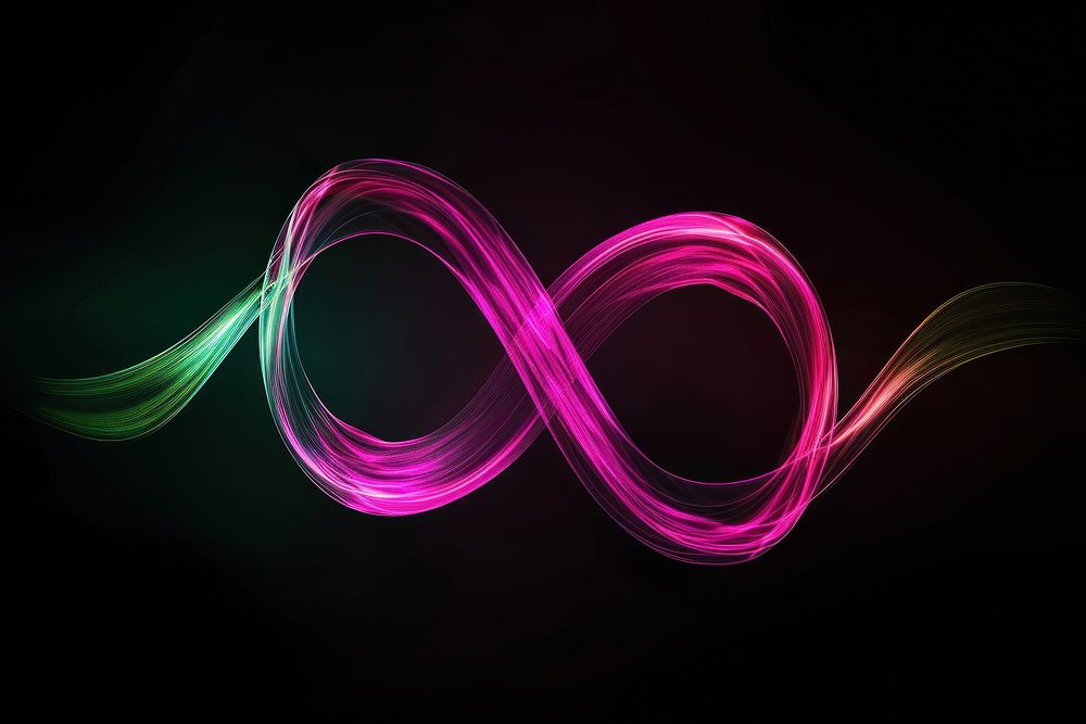 Infinite shape light neon technology | Free Photo Illustration - rawpixel