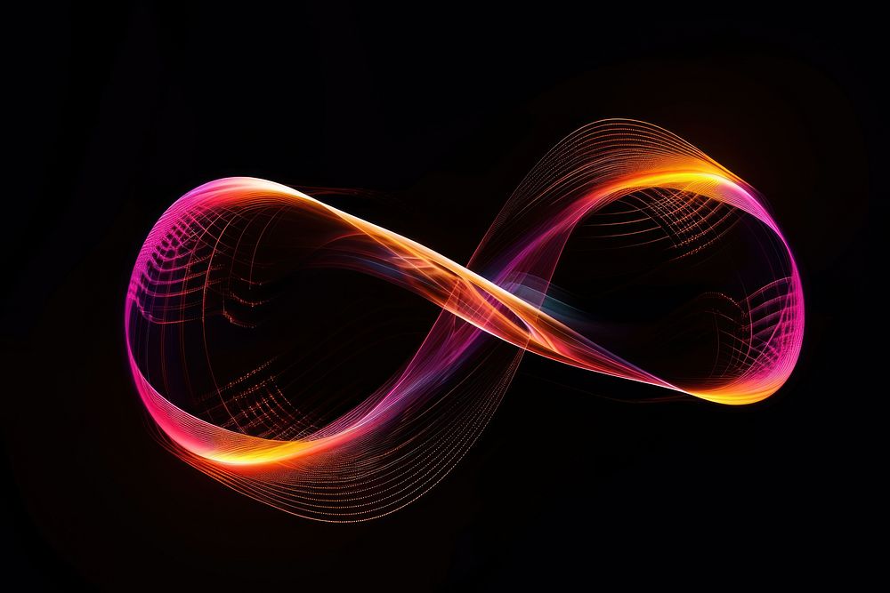 Infinite shape light technology abstract. | Free Photo Illustration ...