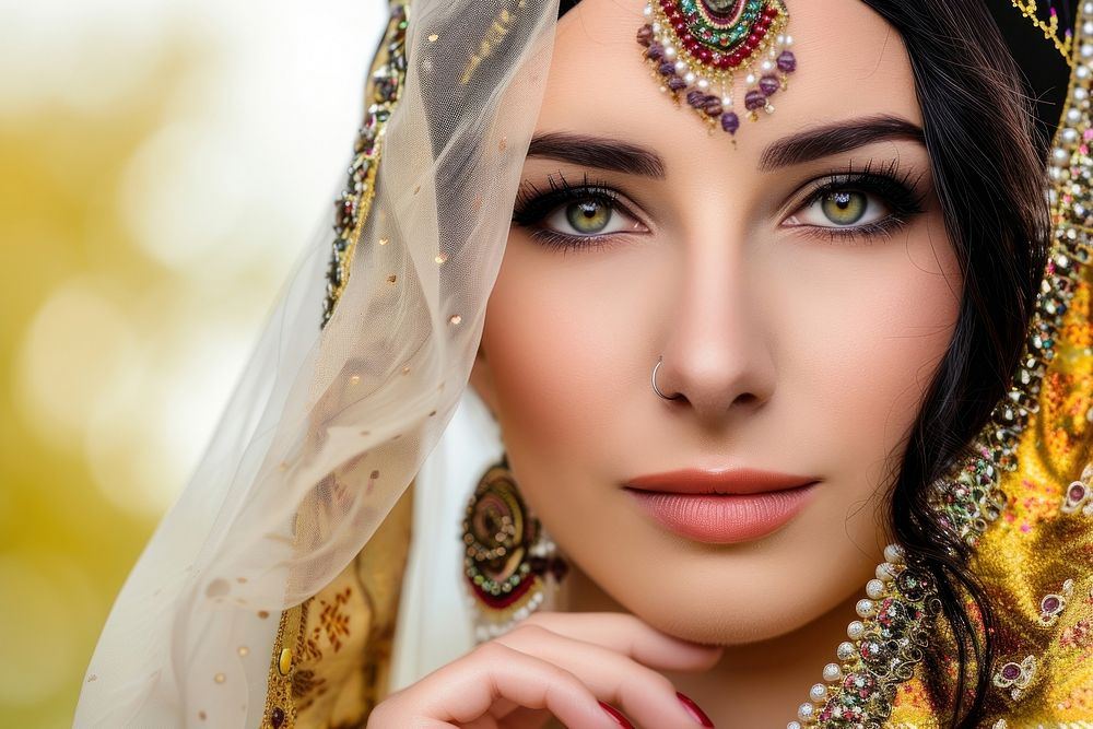 Beautiful middle eastern woman tradition | Free Photo - rawpixel