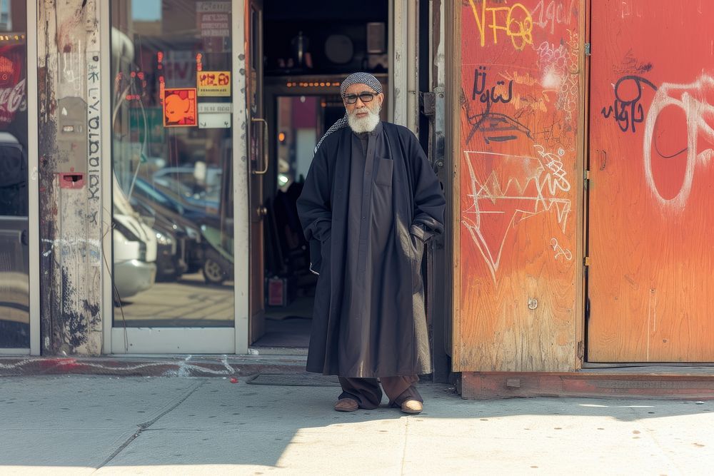 Middle Eastern senior man standing | Free Photo - rawpixel