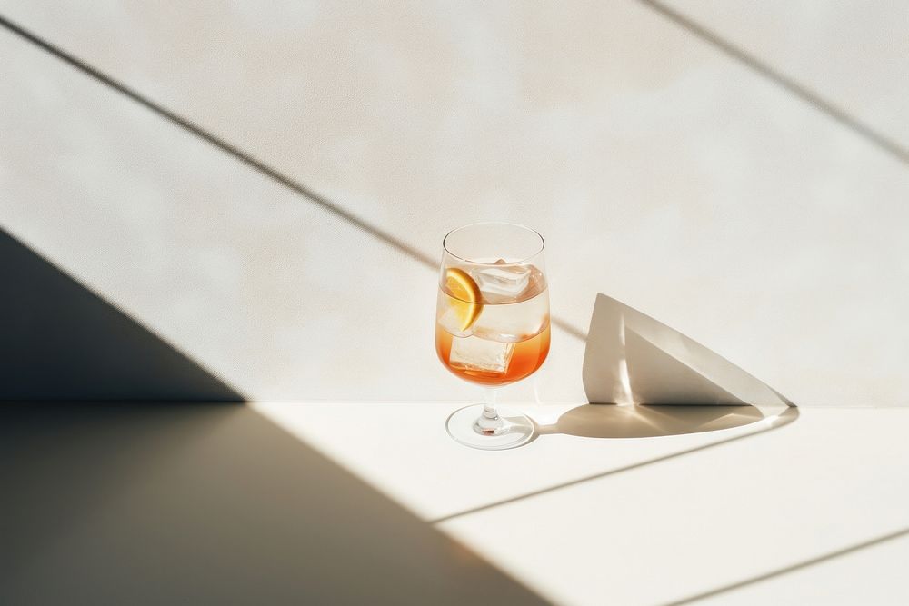 Cocktail shadow drink glass. AI | Free Photo - rawpixel