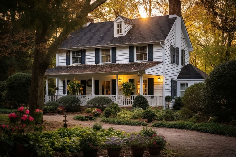 Colonial style house Virginia nature | Premium Photo - rawpixel
