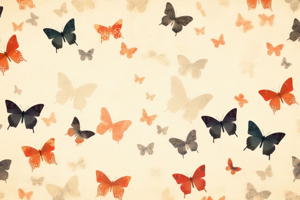 Butterfly pattern backgrounds animal wallpaper. | Free Photo ...