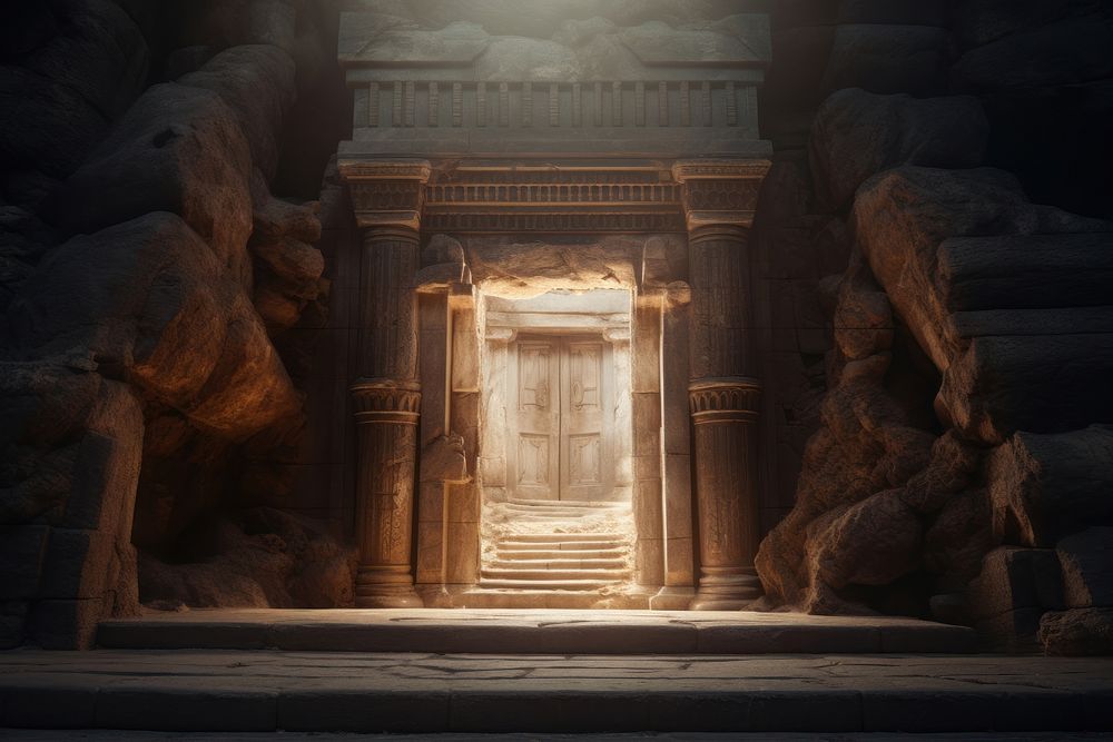 Ancient temple ancient light crypt. | Premium Photo - rawpixel