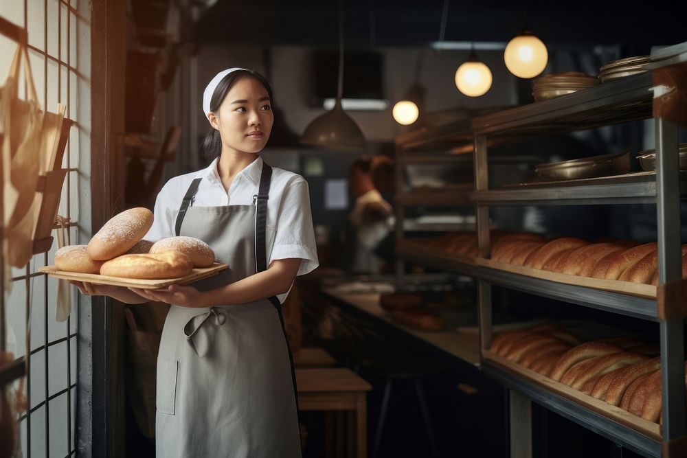 Bakery bread standing holding. | Free Photo - rawpixel