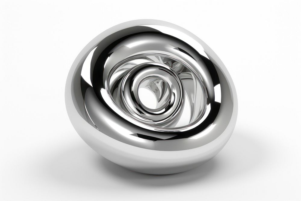 Spiral platinum sphere spiral. | Premium Photo Illustration - rawpixel