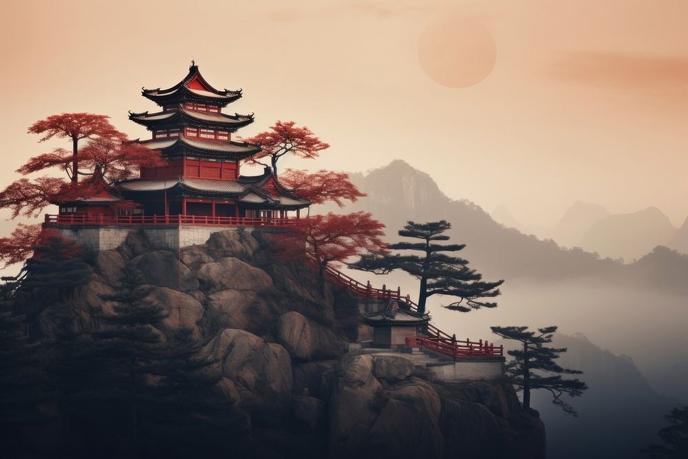 Castle chinese Style architecture building | Free Photo - rawpixel