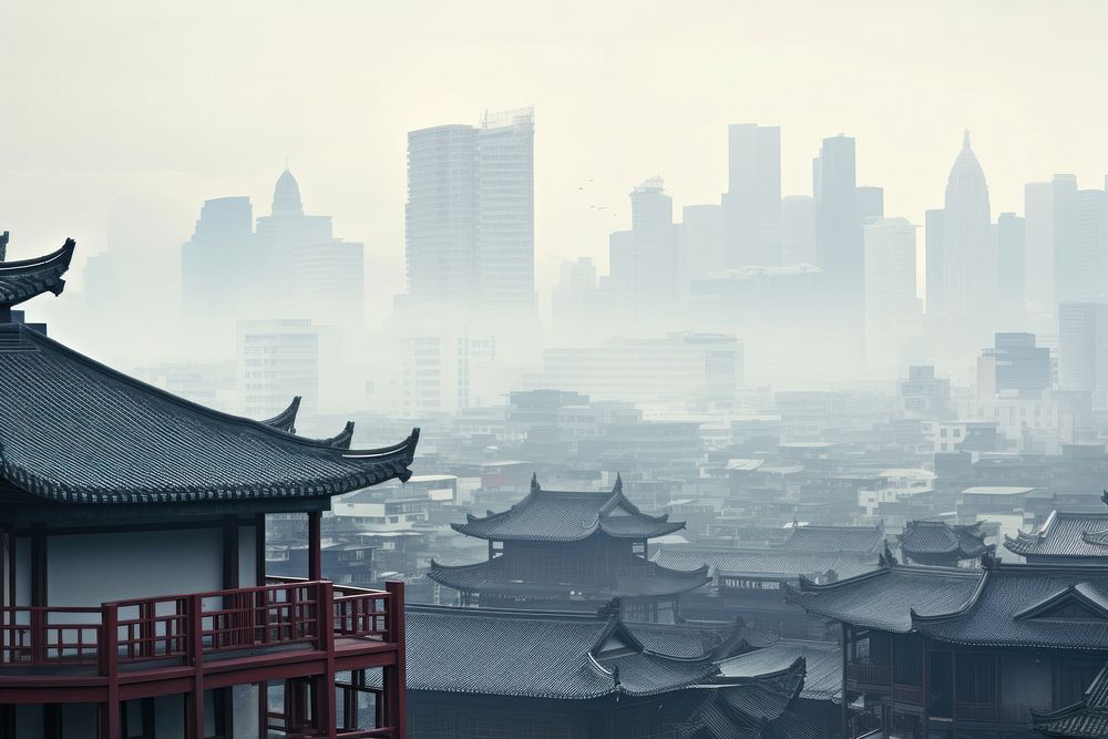Cityscape chinese Style cityscape architecture | Premium Photo - rawpixel