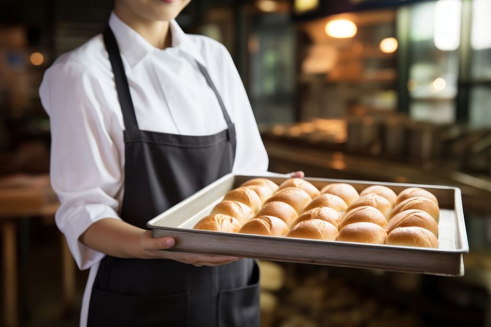 Bakery bread standing apron. | Free Photo - rawpixel