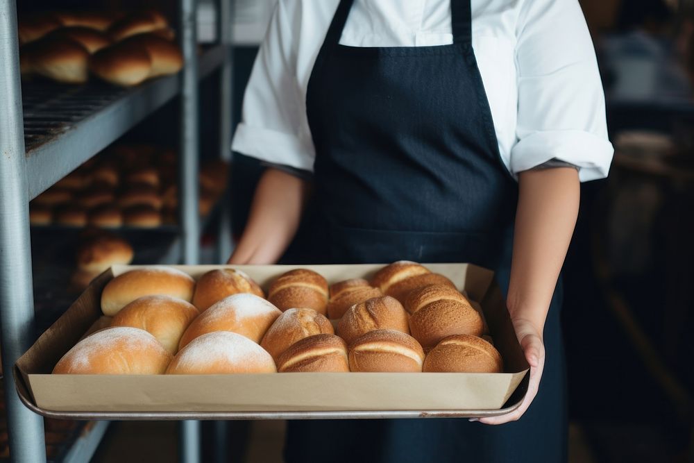 Bakery bread standing adult. | Premium Photo - rawpixel
