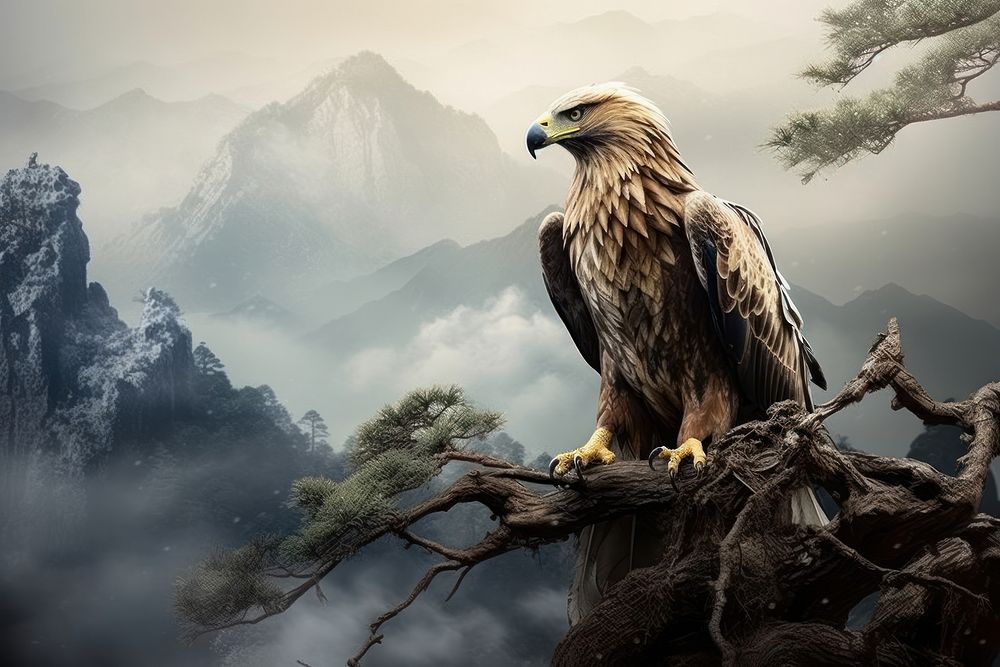Eagle chinese Style outdoors animal | Free Photo - rawpixel