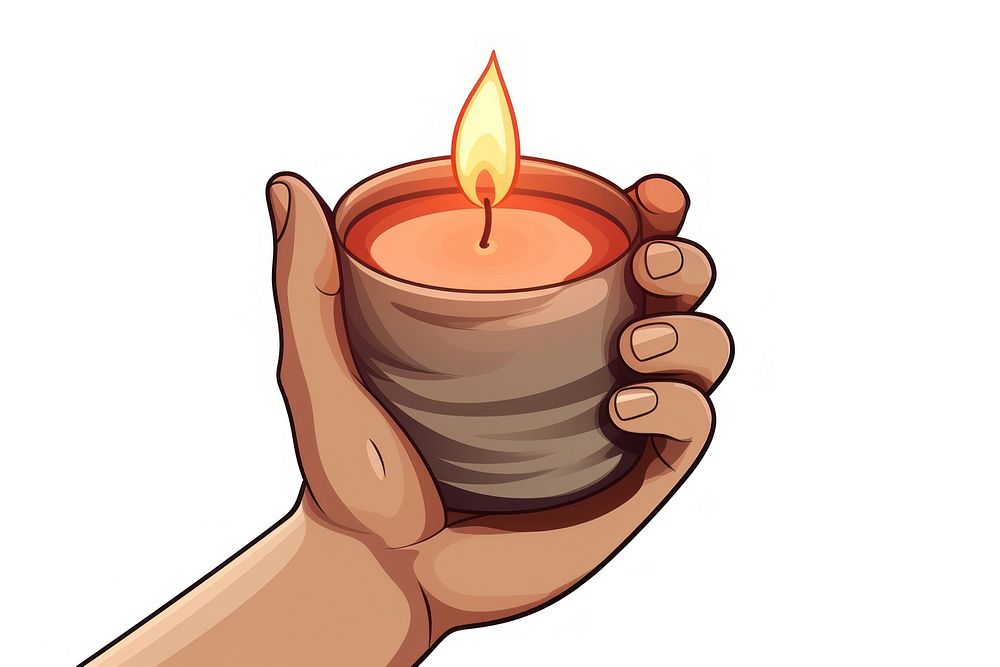 Human hand holding Candle candle | Free Photo Illustration - rawpixel
