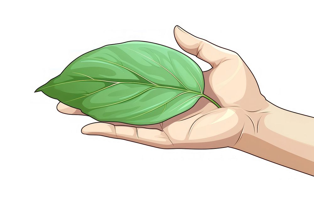 Human hand holding Leaf leaf | Free Photo Illustration - rawpixel