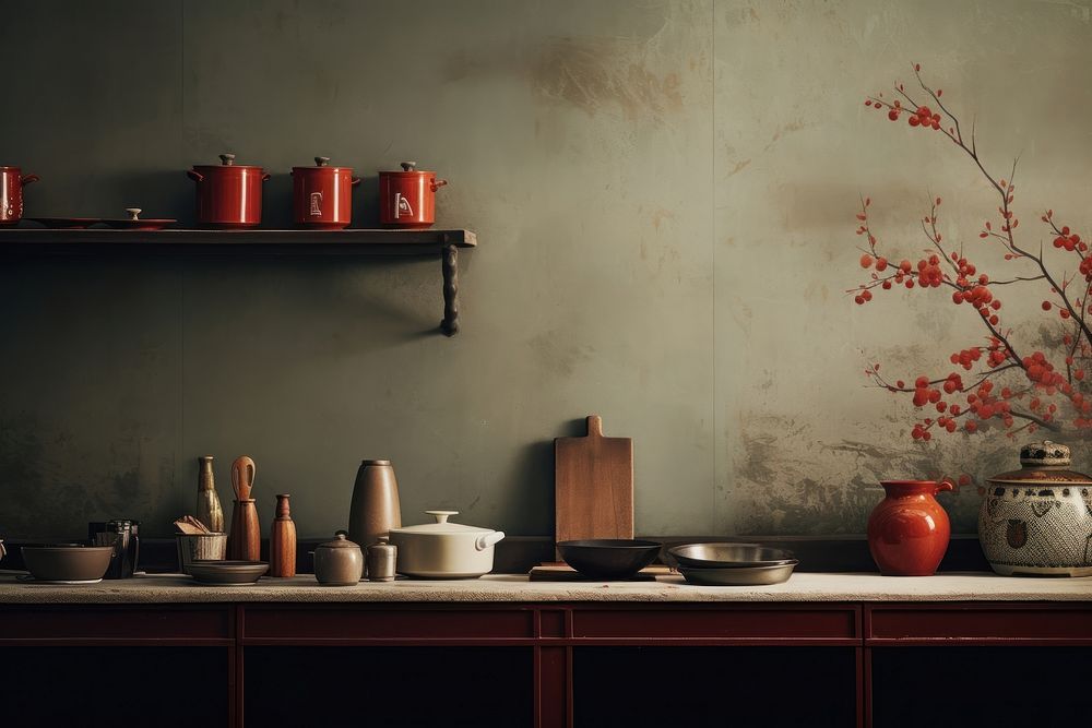 Kitchen chinese Style architecture kitchen | Free Photo - rawpixel