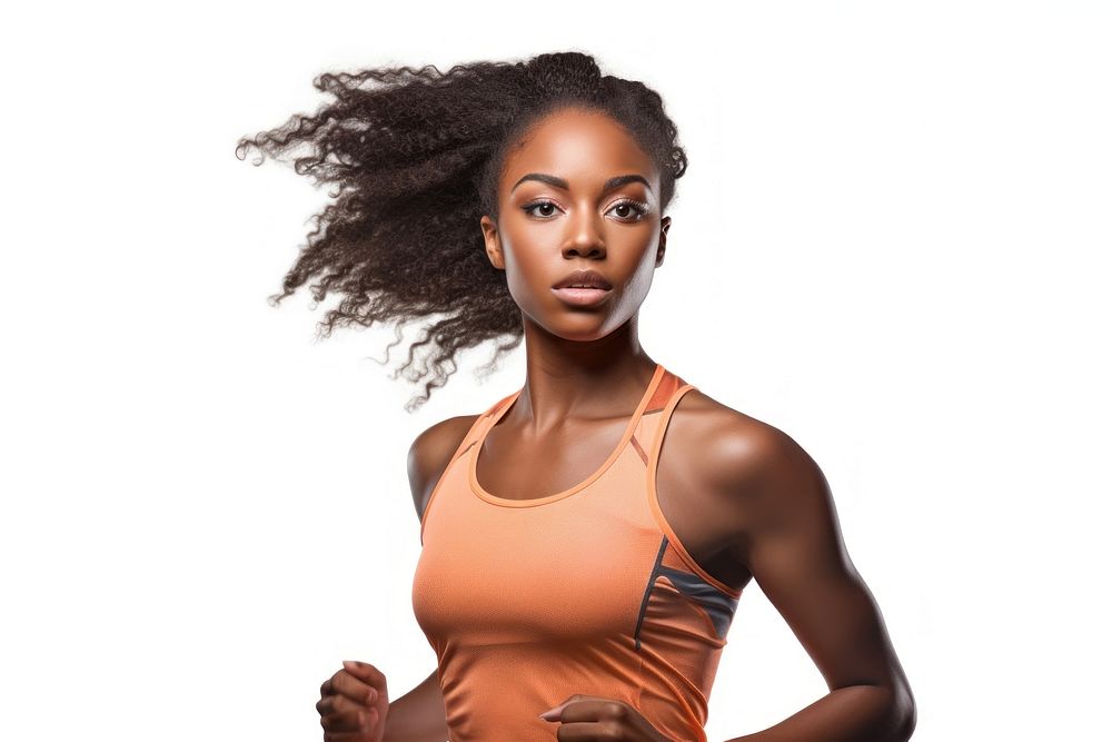 Female runner portrait adult photo. | Free Photo - rawpixel