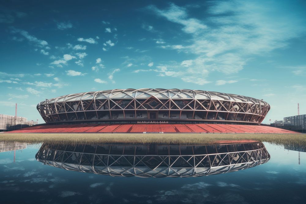 Stadium chinese Style stadium architecture | Free Photo - rawpixel