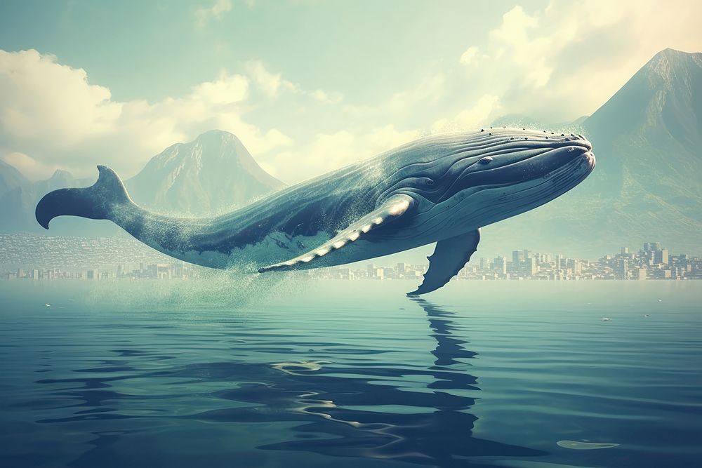Whale chinese Style whale animal | Premium Photo - rawpixel
